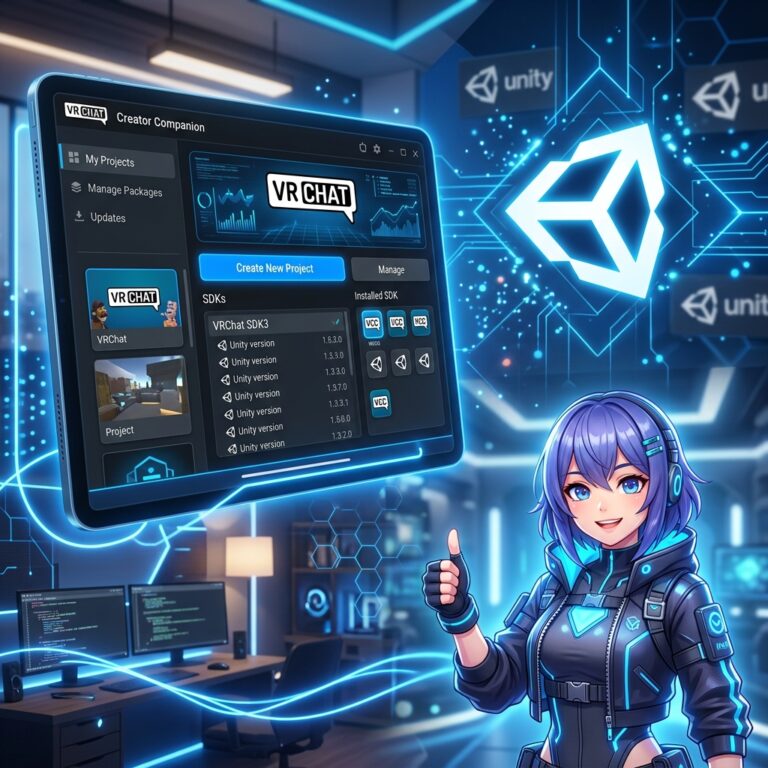 【最新】VRChat Creator Companion (VCC) のインストールと初期設定ガイド | VRCステップ